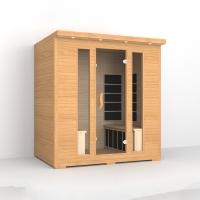 China Red Cedar 4 Person Infrared Sauna Home Far Infrared Sauna Room for sale