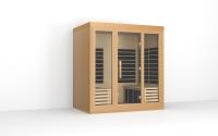China ODM OEM Solid Wood Large Far Infrared Sauna Room For 4 Person Size for sale