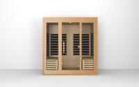 China ODM OEM Solid Wood Large Far Infrared Sauna Room For 4 Person Size for sale