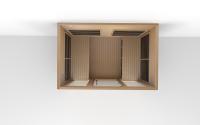 China ODM OEM Solid Wood Large Far Infrared Sauna Room For 4 Person Size for sale