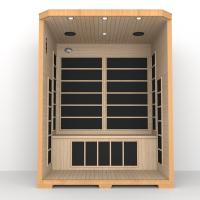 China Luxury Home Indoor 3 Person Full Spectrum Infrared Sauna Room For Spa for sale