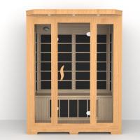 China Luxury Home Indoor 3 Person Full Spectrum Infrared Sauna Room For Spa for sale