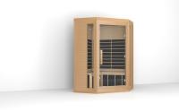 China Traditional Luxury Infrared Sauna 3 Person Red Cedar Infrared Sauna for sale