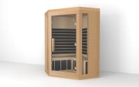 China Traditional Luxury Infrared Sauna 3 Person Red Cedar Infrared Sauna for sale