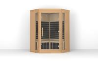 China Traditional Luxury Infrared Sauna 3 Person Red Cedar Infrared Sauna for sale