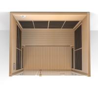 China Wooden Commercial Infrared Saunas 3 - 4 Person Home Infrared Sauna Room for sale