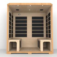 China Low Emf Near Infrared Sauna 4 Person Red Cedar Infrared Sauna for sale