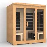 China Low Emf Near Infrared Sauna 4 Person Red Cedar Infrared Sauna for sale
