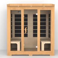 China Low Emf Near Infrared Sauna 4 Person Red Cedar Infrared Sauna for sale