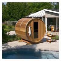 China Modern Outdoor Waterproof Solid Wood Sauna  2 - 6 Person Stove Heater Sauna Barrel for sale