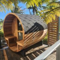 China Lowest Price Outdoor Steam Cedar Wood Barrel Sauna China Manufactures for sale