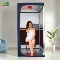 China Full Body Home Steam Sauna Set, 4L Steamer Large Portable Foldable Steam Sauna 1-2 Person for sale