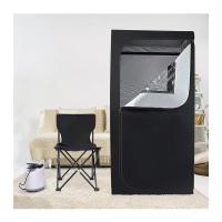 China Portable Full Size Steam Sauna 110-120V AC 60Hz 1500W Waterproof Cloth 4L Water Capacity for sale