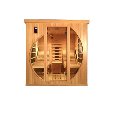 China Portable 2-3 Person Far Infrared Sauna With Digitally Controlled Full Spectrum Carbon Heater for sale