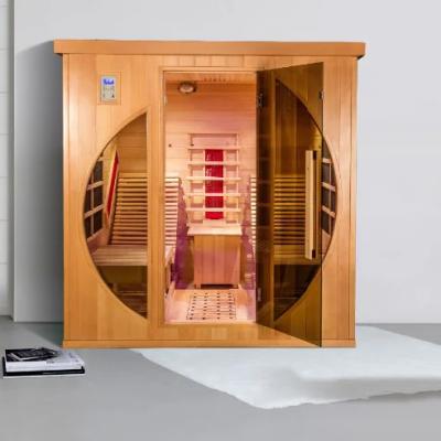 China Full Spectrum Carbon Panel Far Infrared Sauna Red Cedar 0.C - 65.C Operating Temp for sale