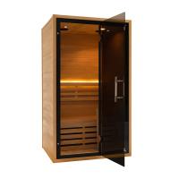 China Computer Controlled Hemlock / Cedar Home Sauna Room With 1750W Power for sale