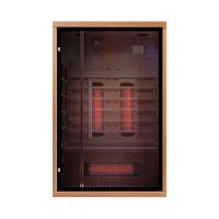 China 1750W Hemlock / Cedar Home Sauna Room With Safety System In Wood Color Rectangular Shape for sale