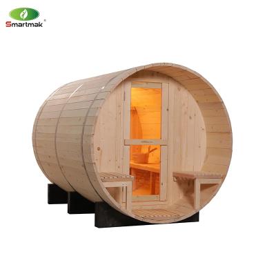 China Wooden Handle Barrel Sauna Heater Easy Installation Wood Color Elegant Design for sale
