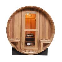 China Wooden Handle Barrel Sauna Heater Easy Installation Wood Color Elegant Design for sale