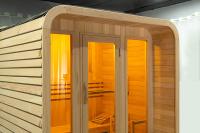 China 220V Voltage Sauna Steam Ozone Steam Sauna With Ozone Generator Hemlock Red Cedar 0-99 MIN Timer for sale