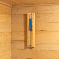 China 15~90.C Hemlock / Red Cedar Steam Sauna Room With 0-99 MIN Timer And 220V Voltage for sale