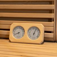 China Modern 6KW Stove Heater Hemlock Red Cedar Steam Sauna Room With LED Light For Ultimate Relaxation for sale