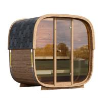 China Outdoor Dry Sauna For Relaxing Health Fitness Bluetooth Sound System 5-6 Person Capacity for sale