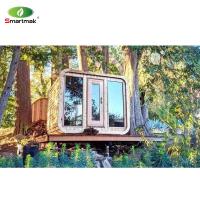 China Temperature 15 ~ 90 \u2103 HEMLOCK Outdoor Dry Sauna With Glass Door for sale