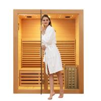 China Canadian Hemlock Ozone Saunas Outdoor Sauna And Steam Room For SPA Center for sale