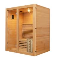 China Canadian Hemlock Ozone Saunas Outdoor Sauna And Steam Room For SPA Center for sale