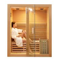 China Canadian Hemlock Ozone Saunas Outdoor Sauna And Steam Room For SPA Center for sale