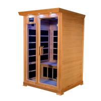 China FSC Canadian Hemlock Infrared Sauna For Two Person for sale