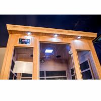 China FSC Canadian Hemlock Infrared Sauna For Two Person for sale