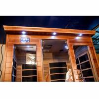 China FSC Canadian Hemlock Infrared Sauna For Two Person for sale