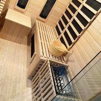 China Canadian Wooden Carbon Physiotherm Infrared Sauna 4 Person for sale