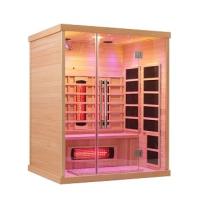 China Canadian Hemlock Custom Home Sauna Kits 3 Person Far Infrared for sale