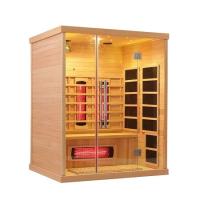 China Canadian Hemlock Custom Home Sauna Kits 3 Person Far Infrared for sale