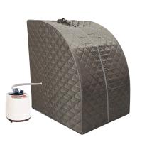 China SMARTMAK Remot Control Indoor Portable Steam Sauna Tent With 2L Steamer for sale