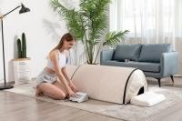 China 3 Heating Zone Low EMF Infrared Sauna Dome Health Care 1300W Fir Dome Sauna for sale
