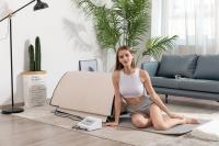 China 3 Heating Zone Low EMF Infrared Sauna Dome Health Care 1300W Fir Dome Sauna for sale