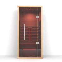 China 60 degree Home Sauna Wooden Personal Far Infrared Sauna 1350w for sale