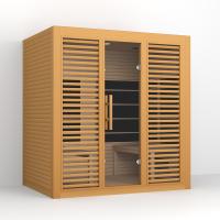 China 2700W Hemlock Wood 4 Person Far Infrared Sauna Weight Loss for sale