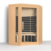 China Low Emf Hemlock Indoor Home Infrared Sauna For Weight Loss 3~4 Person for sale