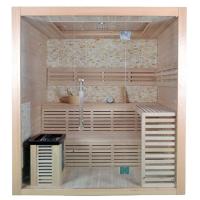 China SASO certificated Two Person Steam Home Sauna Room 6KW With Electric Stove for sale