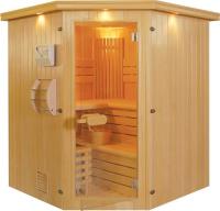 China 3-4 Person Hemlock Freestanding Sauna Indoor Steam Room For Home for sale