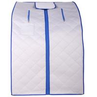 China Silver Infrared Low Emf Portable Carbon Panel Heater Sauna One Person Sauna Tent for sale