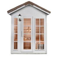 China 6 Person Steam Outdoor Dry Sauna Room With 9KW Stove for sale