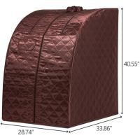 China Portable Individual Steam Sauna Home 1 Person Steam Room for Body Slimming Detox for sale