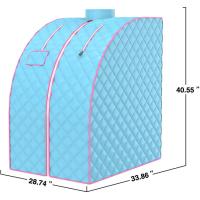 China ETL Waterproof Portable Steam Sauna 1 Person Indoor Sauna For Home Spa for sale