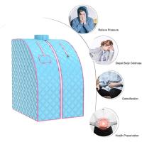 China ETL Waterproof Portable Steam Sauna 1 Person Indoor Sauna For Home Spa for sale
